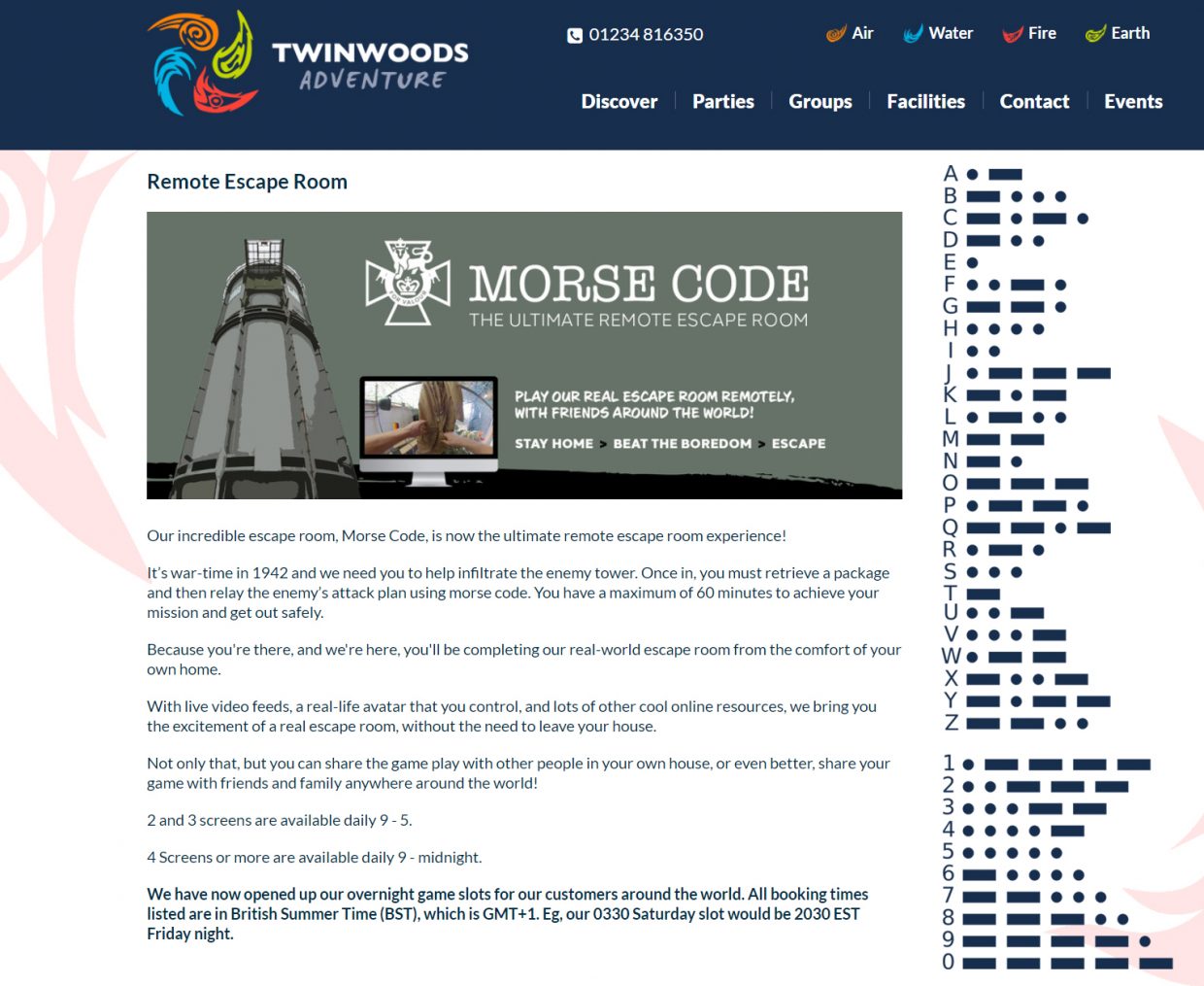 Remote Play Review: Twinwoods Adventure - Morse Code | London
